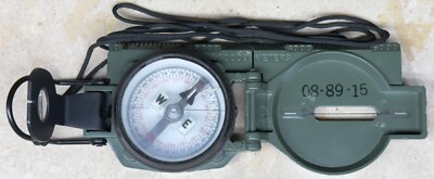 1986 Sandy-183 US Military Magnetic Compass 3H NSN 6605-01-196-6971 ...