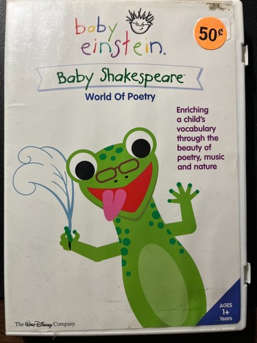 Baby Einstein: Baby Shakespeare - World of Poetry (DVD, 2002) ~Very ...
