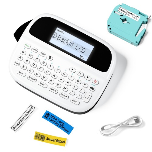 Label Maker Machine with Tapes, Label Maker Waterproof-Labels, Portable ...