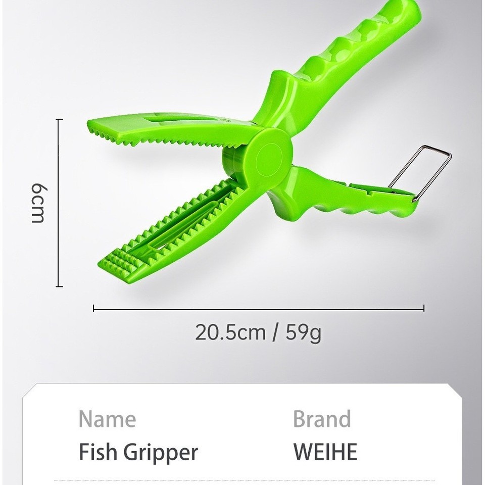 Fishing Accessories Fish Gripper Compact Size Ergonomic Grip Large Jaw ...
