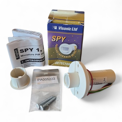 NEW Visonic SPY-1 0-1151-0 Wired Long Range PIR Motion Detector Sensor ...