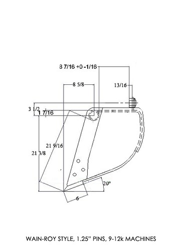 New 24" TAG Coupler Style Excavator Bucket: Fits 6-9k Machines - 1.25 ...