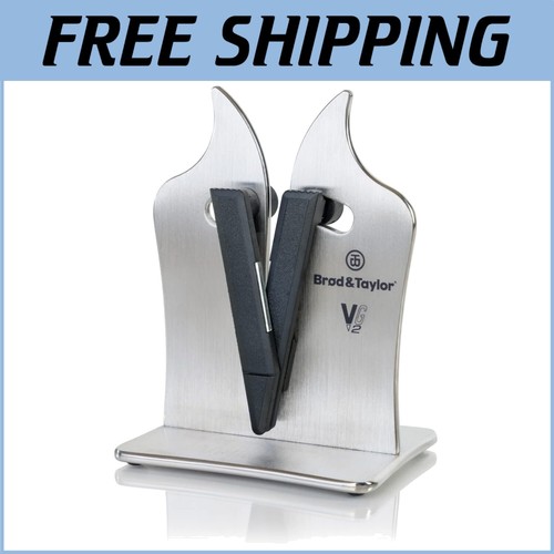 Fast & Foolproof 3-Action Knife Sharpener with Stainless Steel Base ...