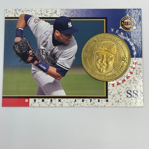 Derek Jeter 1998 Pinnacle Mint Collection Brass Coin Limited Edition #9 ...