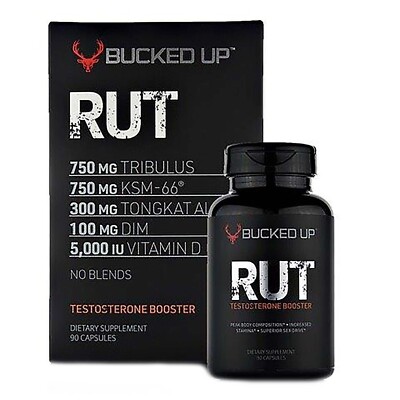 Bucked Up RUT Testosterone Booster 90 Capsules (30 Servings ...