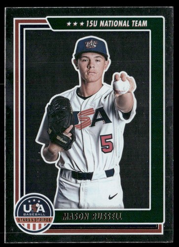 2022 Panini USA Baseball Stars & Stripes Mason Russell | eBay
