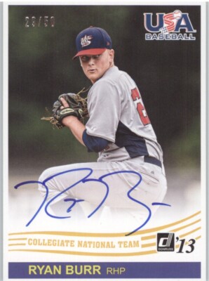 2013 Panini USA RYAN BURR Autograph #29/50 | eBay