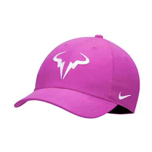 *SALE* NIKE RAFAEL NADAL HAT RAFA CAP PURPLE PINK WHITE Raging Bull ...