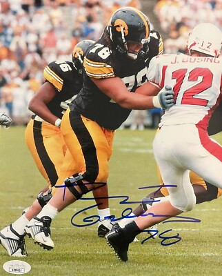 Robert Gallery Signed Autographed Iowa Hawkeyes 8x10 Photo CHOF JSA COA ...