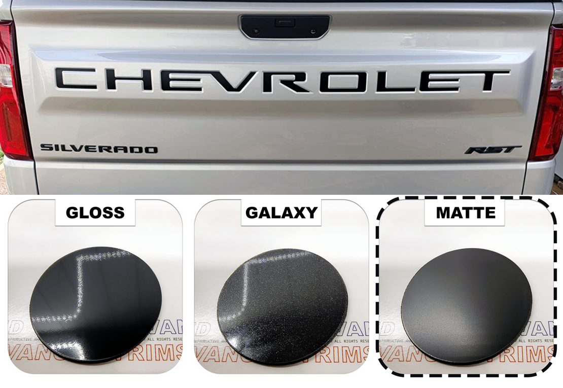 Adesivo Prespaziato Personalizzato Chrome 3D Raised Plastic Tailgate ...