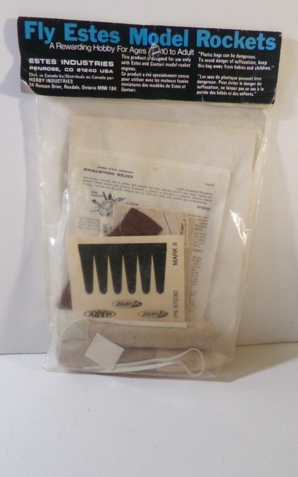 Estes MARK II model rocket kit from back in the 1970s. See photos | eBay