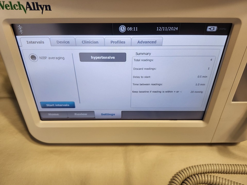 Welch Allyn Connex 6000 Vital Sign Monitor, Nellcor Sp02, NBIP, Temp ...