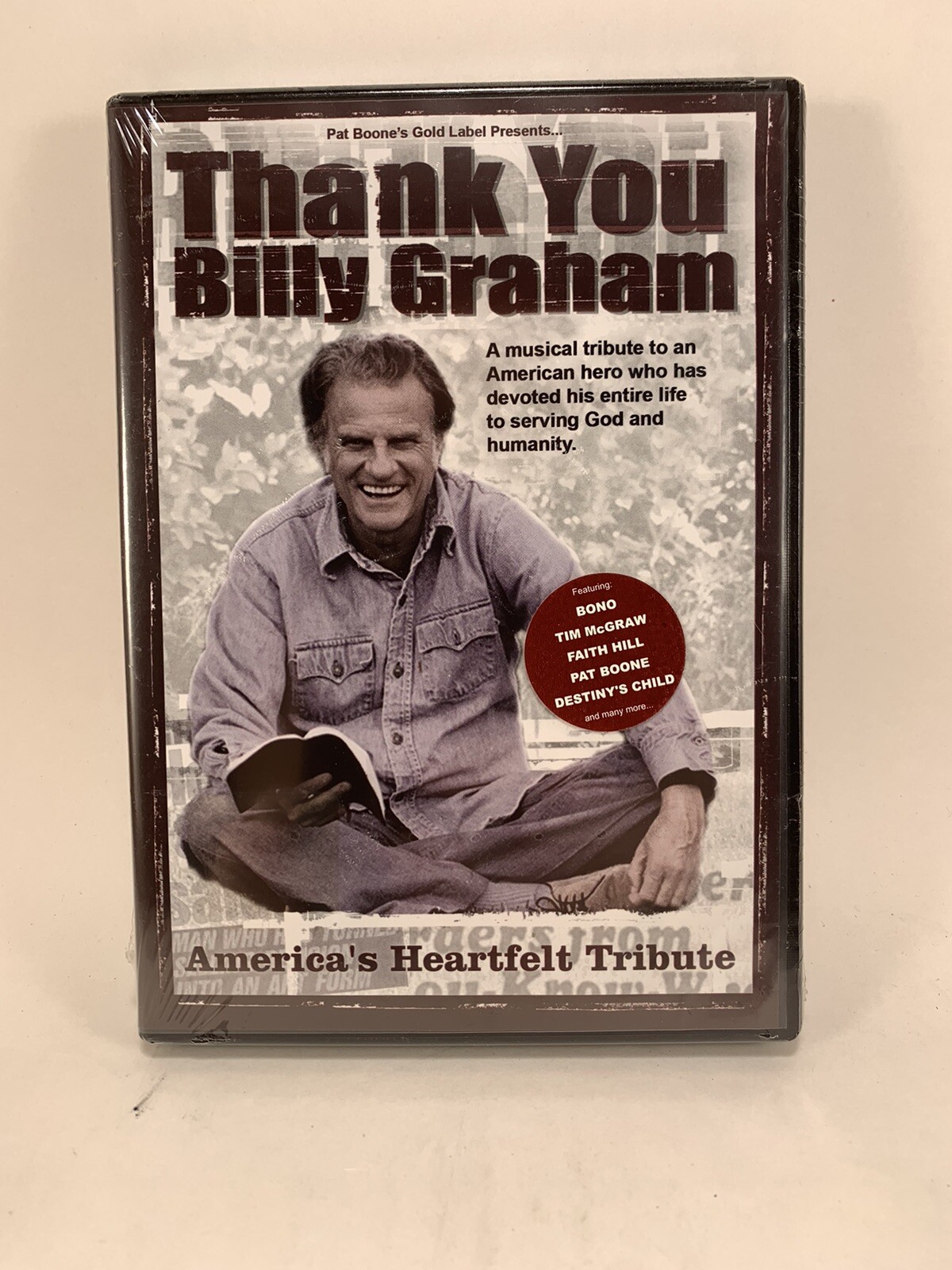 Thank You Billy Graham DVD 2014 America's Heartfelt Tribute Pat Boone ...