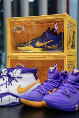 supbro Shoes boxes Lakers set of 2 | eBay