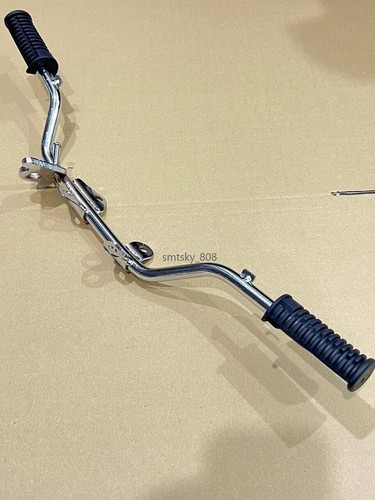 Chrome Foot Rest Bar Step+Peg Set Fit HONDA C100 C102 CA100 C50 C65 C70 ...