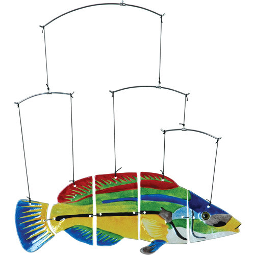 Glass Suspension Fish Mobile by Premier Design | eBay