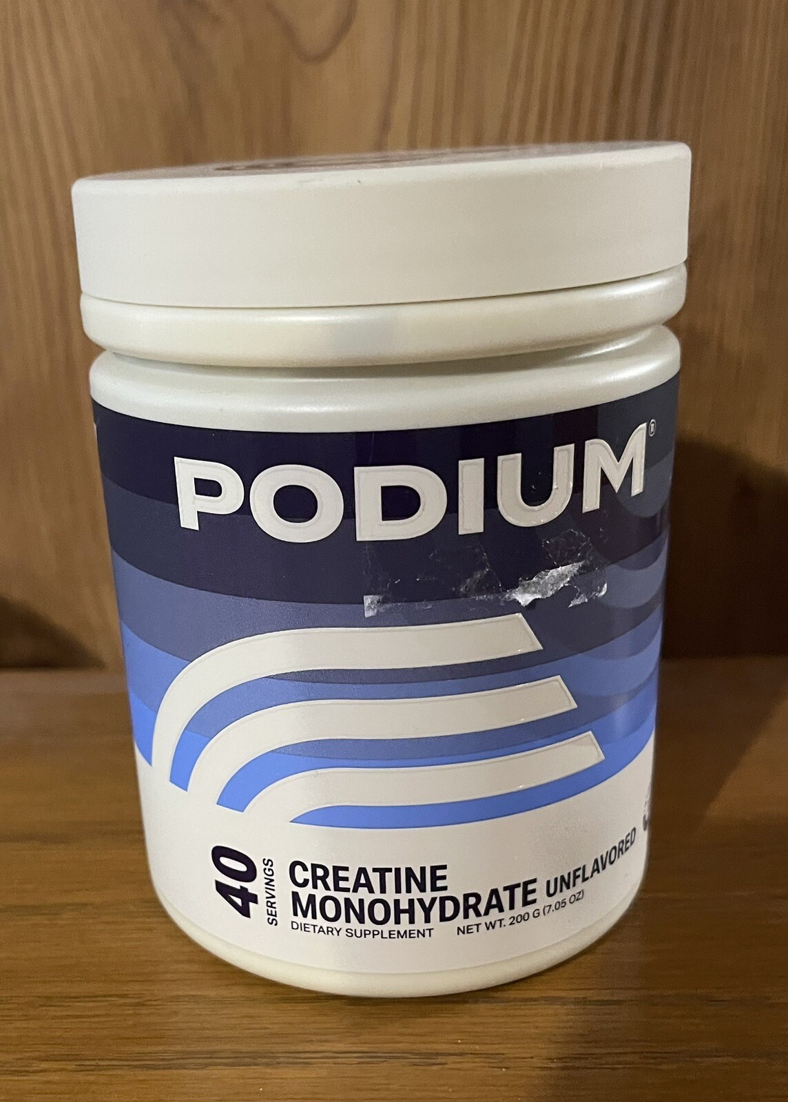 Podium Nutrition Creatine Powder UNFLAVORED 7.5oz/40 Servings Training ...