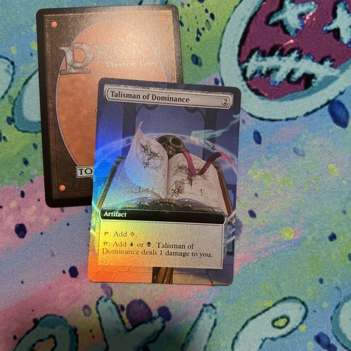 Talisman of dominance Full Art Foil Play Test Mtg Card | eBay