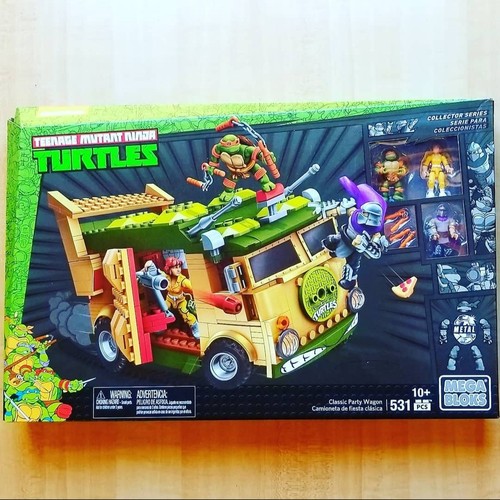 Mega Bloks TMNT Classic Party Wagon Teenage Mutant Ninja Turtles Van ...