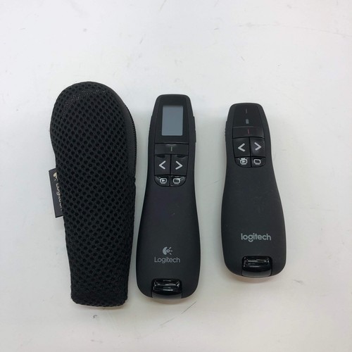 Logitech R800 + R400 Wireless Remote Control Laser Pointer Receiver ...