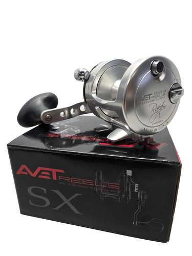 Avet SX6/4 Magic Cast RAPTOR W/ GP 2-Speed Lever Drag Casting Reel ...