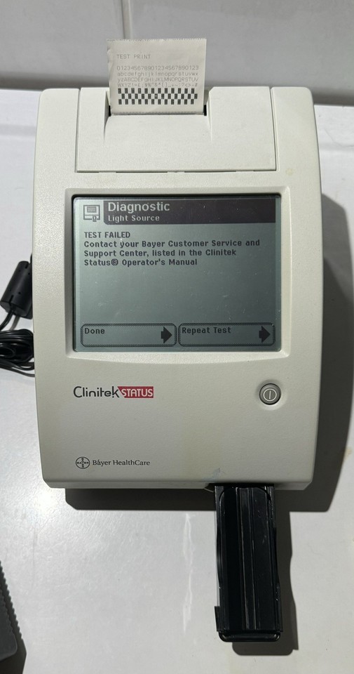 Bayer HealthCare CLINITEK Status Urine Analyzer /w Power Adapter & Test ...