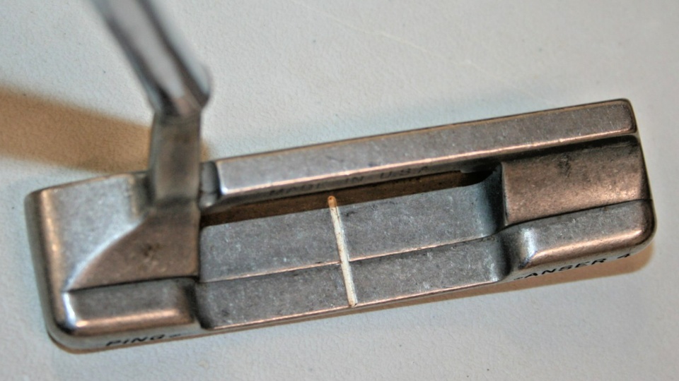 Ping Anser 4 Putter with Ping 34" steel shaft with Golf Pride Ping Man ...