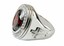Men's Bishop/Apostle Clergy Ring (RNZ0488 Silver/Red) | eBay