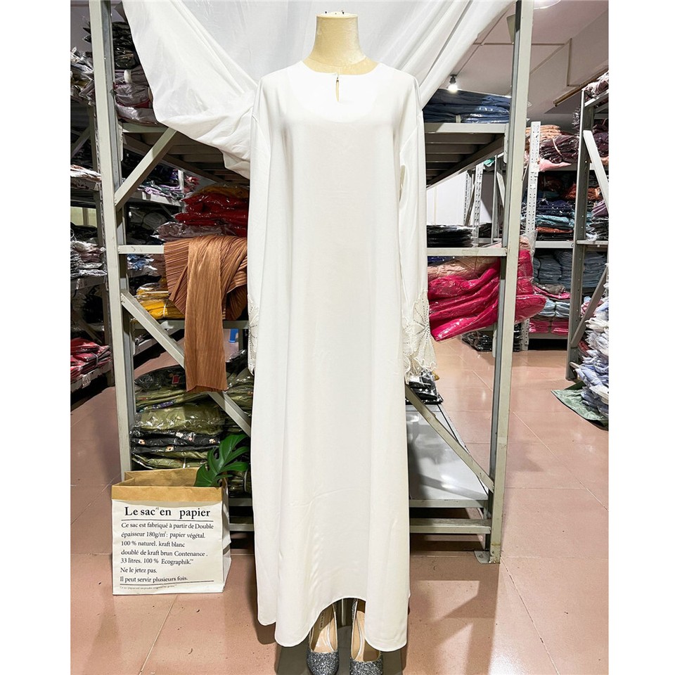 Dubai Hijab Dress Women Muslim Prayer Abaya Scarf Robe Gown Robe ...