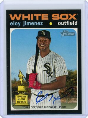 2020 Topps Heritage Real One Autograph #ROA-EJ Eloy Jimenez | eBay