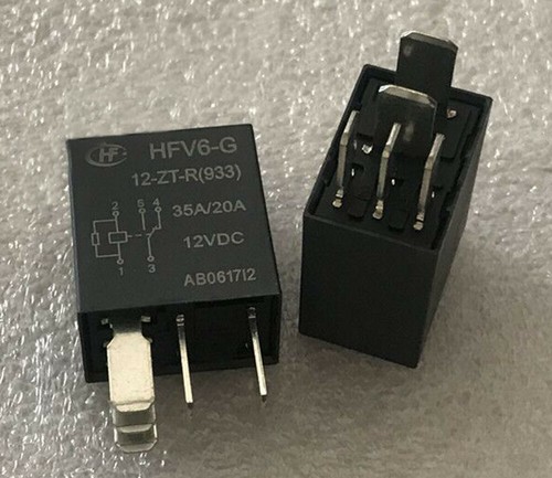 1PC HONGFA HFV6-G-12-ZT-R(933) Automotive Relay 12VDC 35A 20A 5Pin New ...