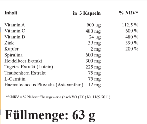 Oculus Plus+ - Nutralify 90 Kapseln | eBay.de