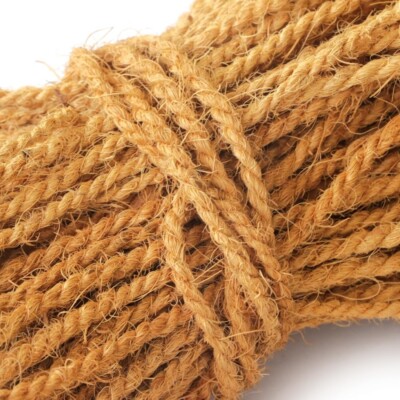 "Natural Coconut Rope for Garden, Crafts, Well Buckets & Plant Hangers ...