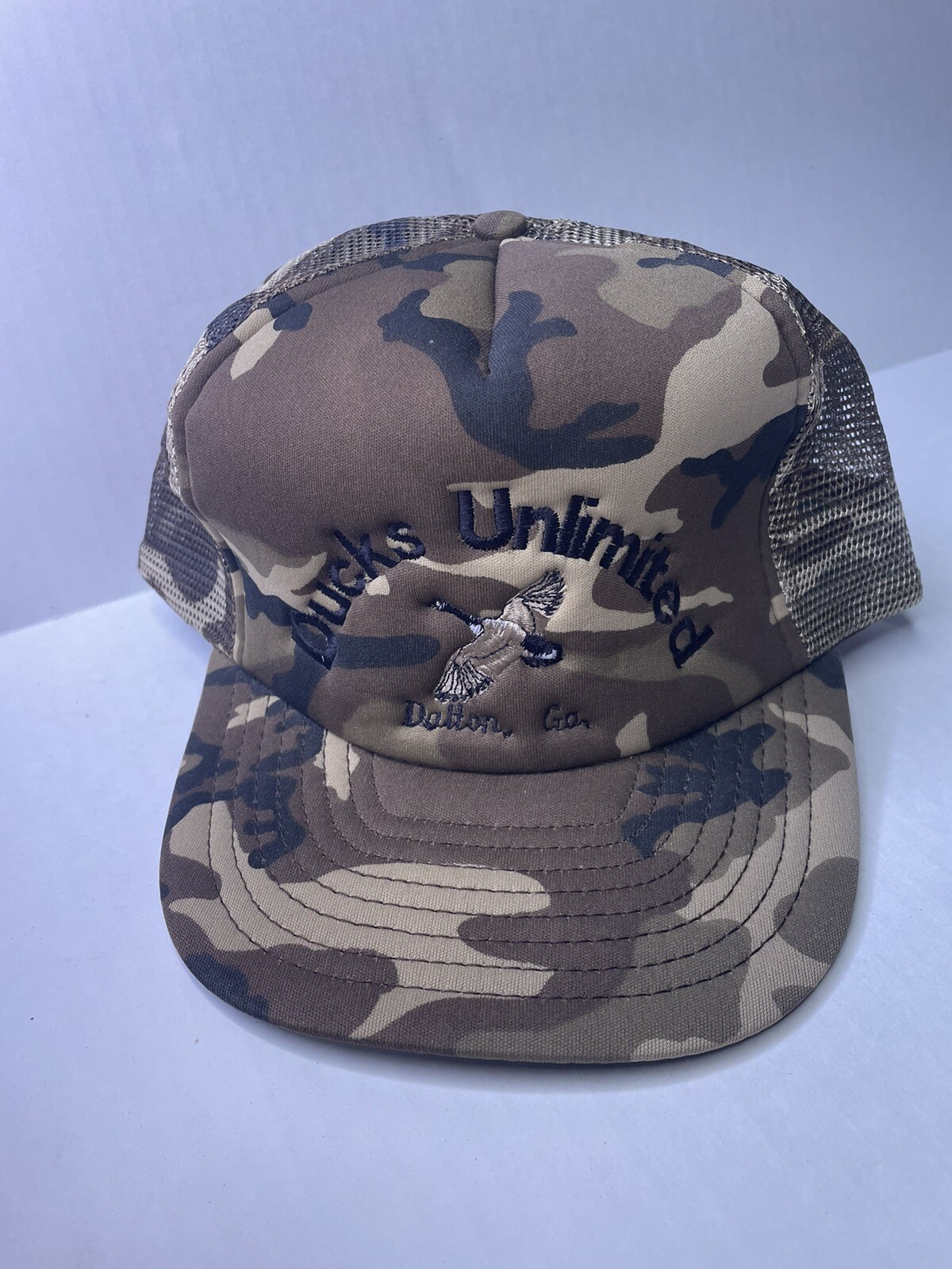 Vintage Ducks Unlimited 1980s Hat Cap Mesh Snap Back … - Gem