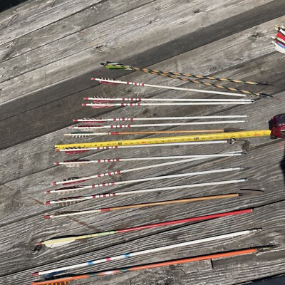 Vintage Wooden Hunting Arrows, Broadpoint, Broad Point, Wood, Arrow, 16 ...