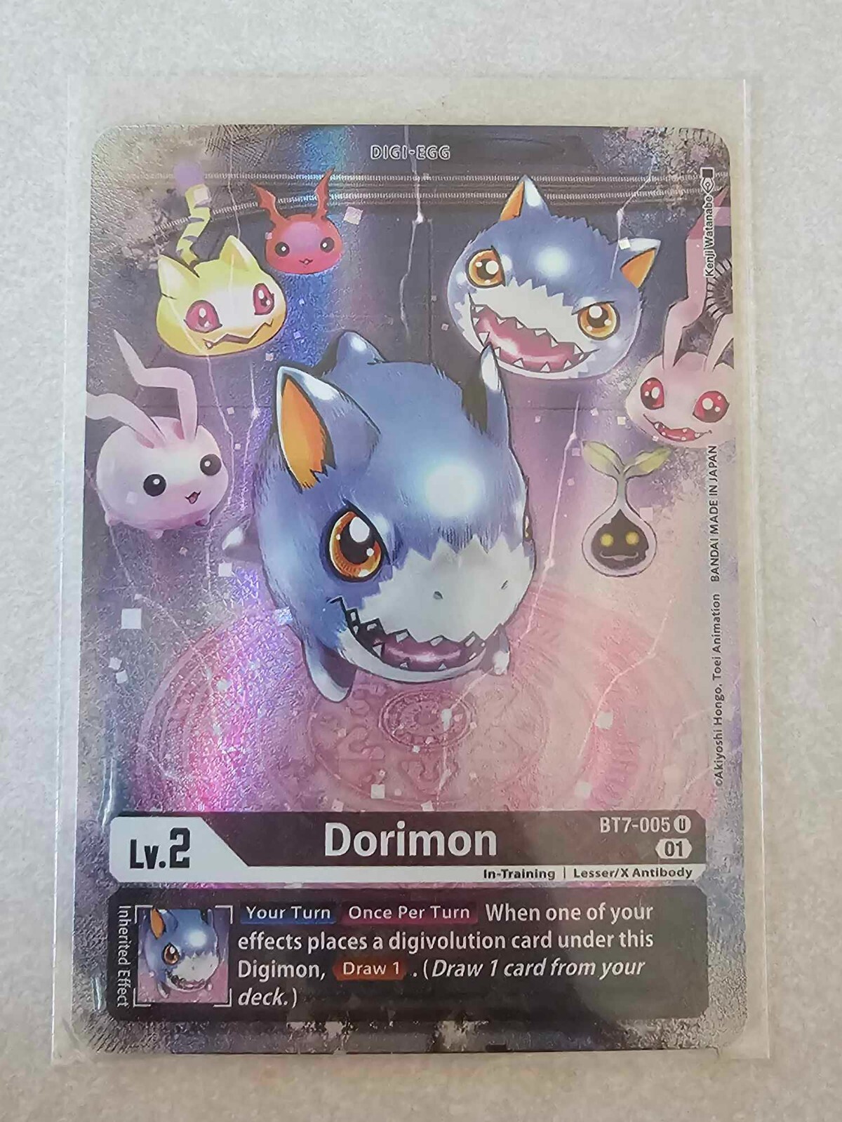 Digimon TCG English Dimensional Phase - Dorimon BT7-005 Campaign Rare ...