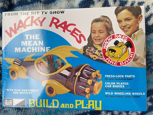 MPC Wacky Racers The Mean Machine Build & Play Snap Kit Model MPC935/12 ...