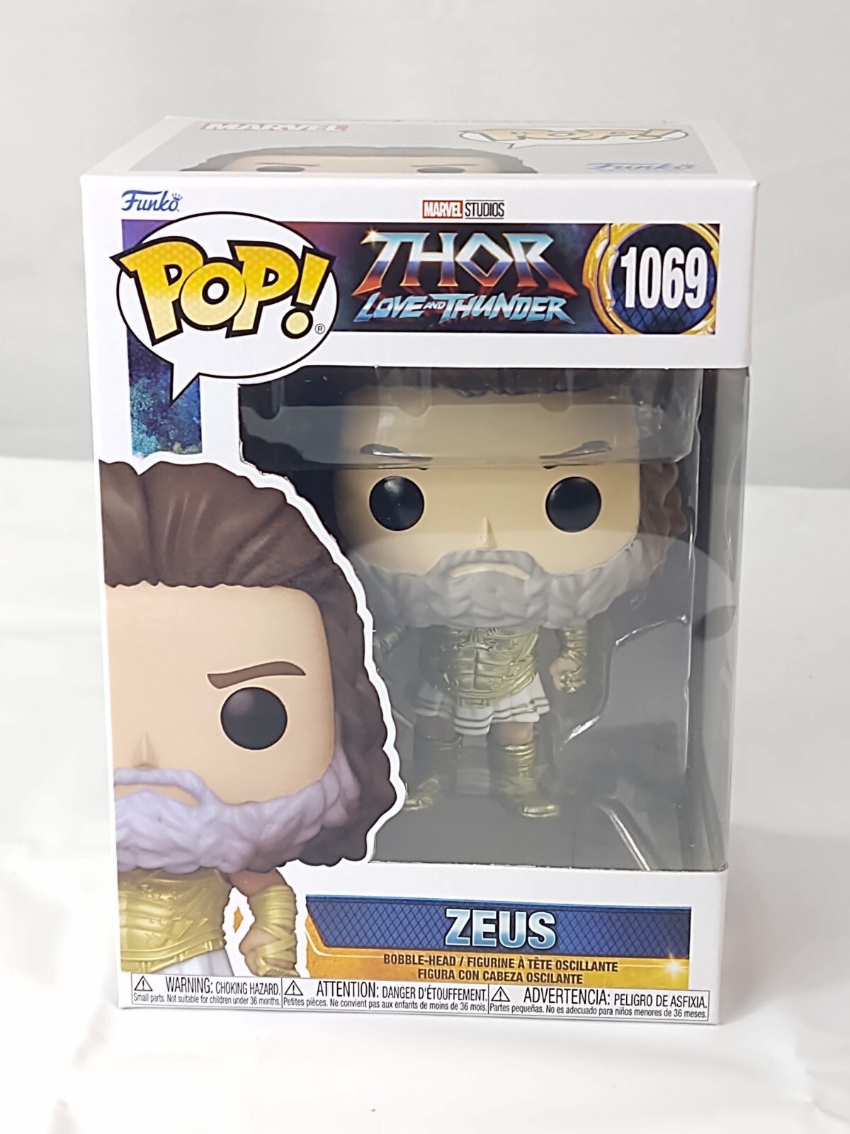 Marvel Studios Thor Love And Thunder Funko POP! Zeus #1069 New Vinyl ...