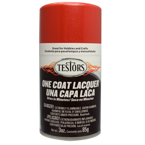 Testor Corp. One Coat-Revving Red 3oz. TES1837MT Lacquer Primers ...