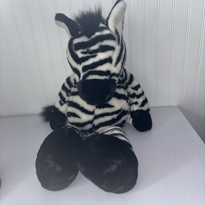 Enesco Wild Nici Zebra Plush Soft Stuffed Toy Animal Black/White ...