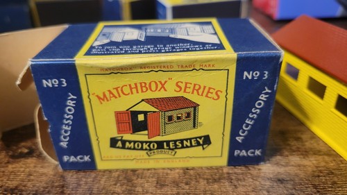 Vintage Matchbox Accessory Pack No 3 Garage With Clip Diecast Toy Car ...
