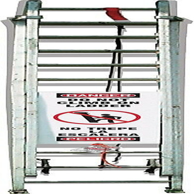Signs KLB426 Ladder Shield Kit (Includes Aluminum Ladder Shield, Cable ...