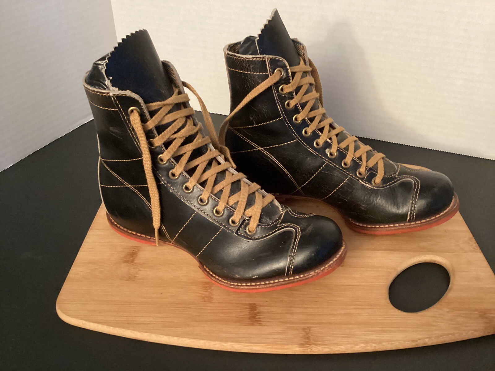 Vintage Joe Wood Spikes Baseball Cleats Rare Great Shape | eBay