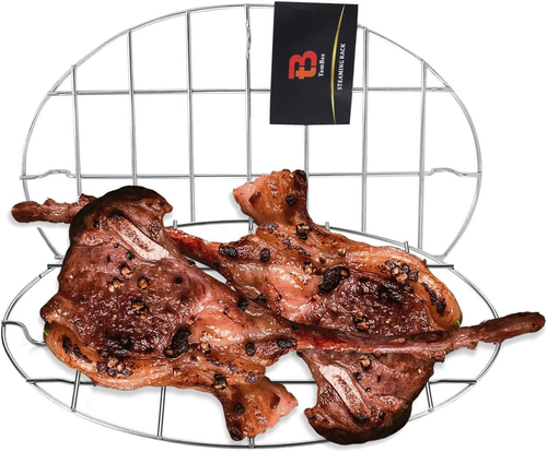 9.8X6.7 Inch Oval Roasting Cooling Rack 304 Stainless Steel Baking ...
