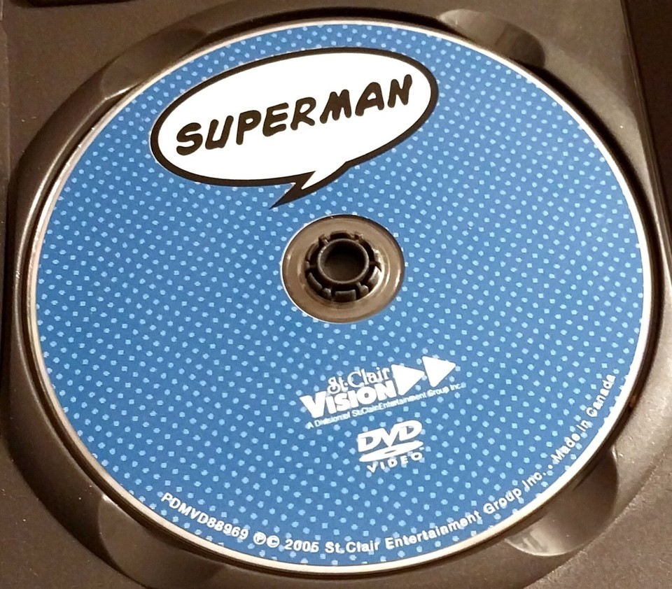 Superman DVD Classic Cartoon Favorites (Disc Only) Episodes 2005 Great ...