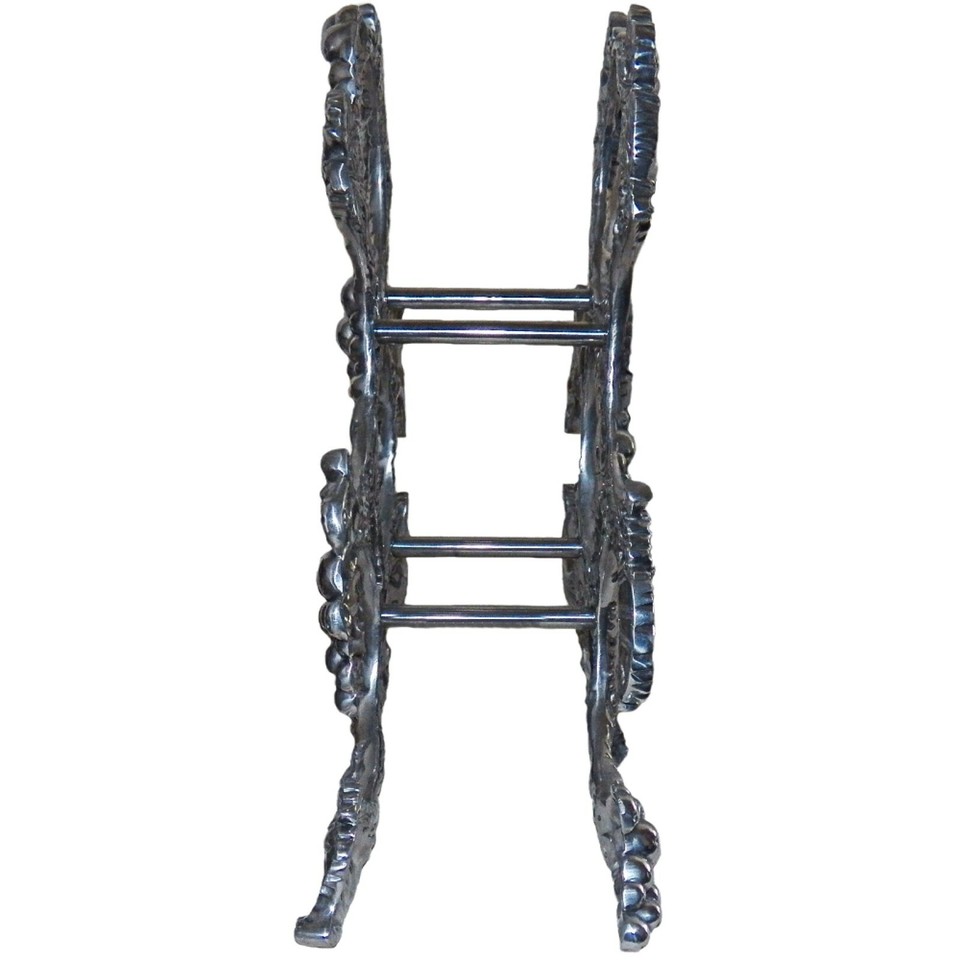 Retired Arthur Court 2004 Grapes Vine Cast Aluminum Wine Bottle Rack ...