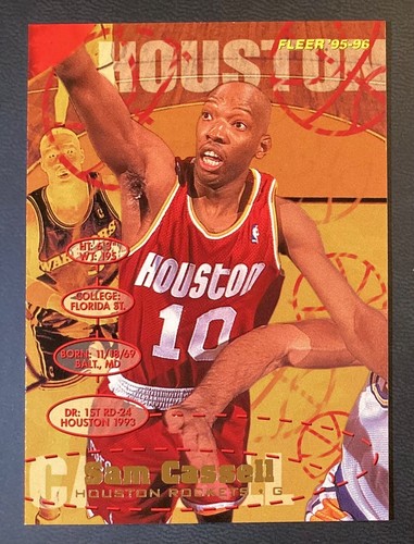 1995-96 Fleer #65 Sam Cassell Houston Rockets | eBay