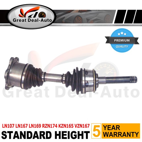 1x Front CV Joint Drive Shaft For Toyota Hilux IFS LN107 LN167 LN169 ...