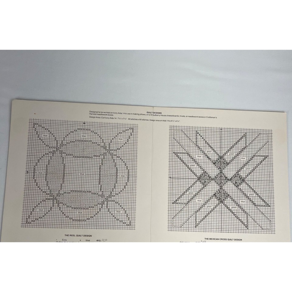 Pat Waters Cross Stitch Leaflets Quilters Delight II and III Quilt ...