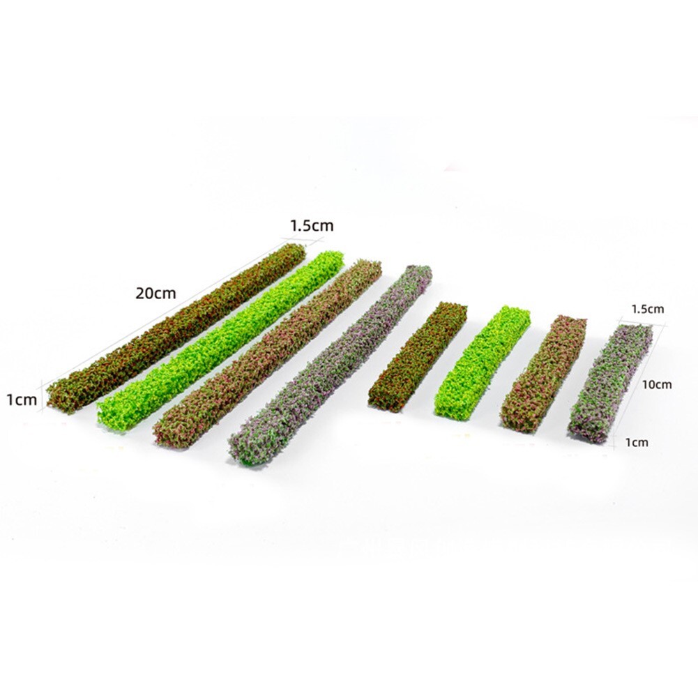 Mix Flower Bush Hedge Strips for Outdoor Landscape and Teaching ...